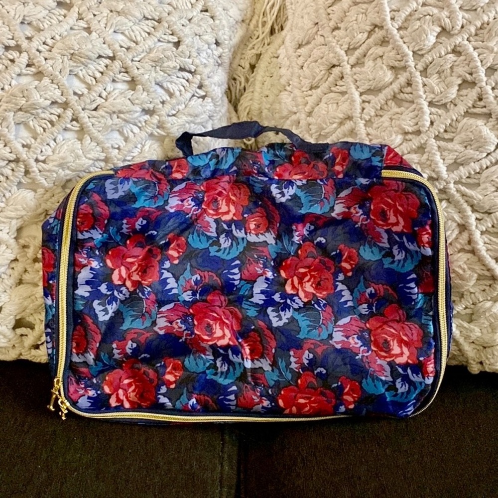 Isaac Mizrahi Packing Cubes Set Floral Bags Travel Ba… - Gem